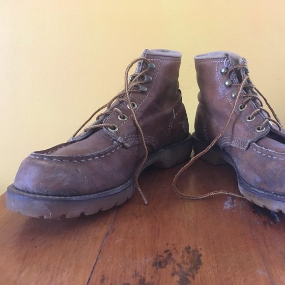 Shoes | Vintage Leather Work Boots | Poshmark